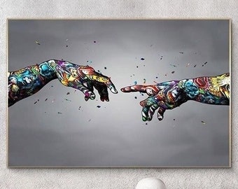Creation of Adam Graffiti - Etsy
