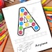 Transportation Dot Art Alphabet, Upper Case Letter Formation, Lower ...