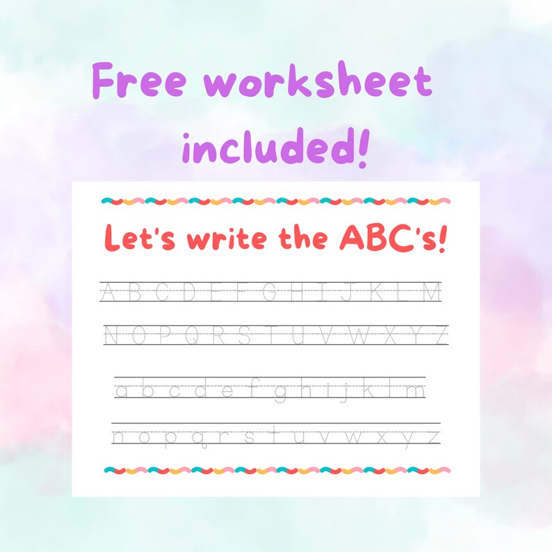 Personalized Name Practice Worksheet Preschool Custom Name - Etsy