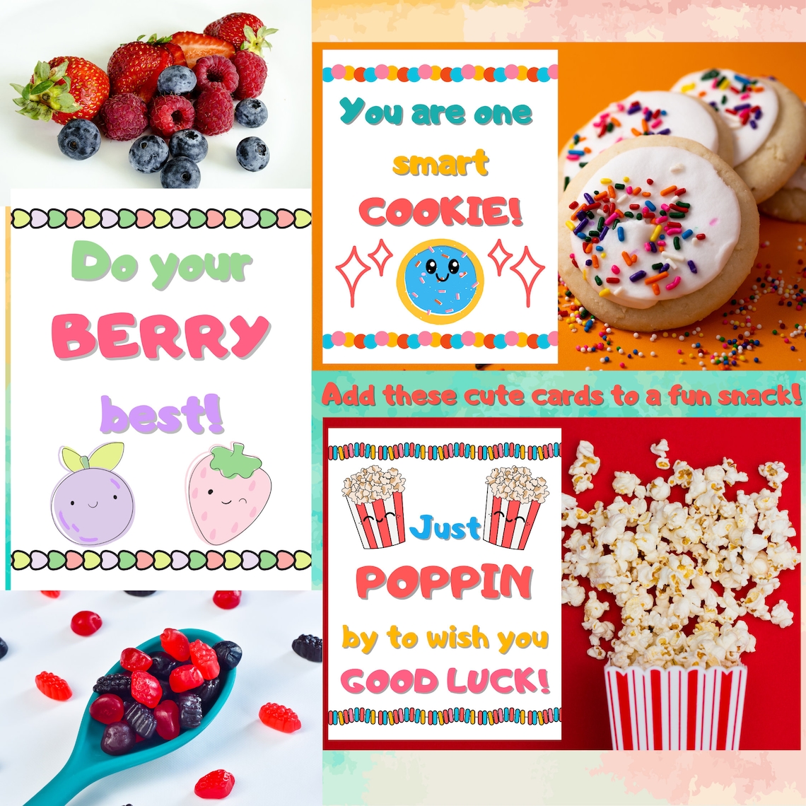 Motivational Quotes for Test Day, Encouragement Cards, Funny Gifts for ...