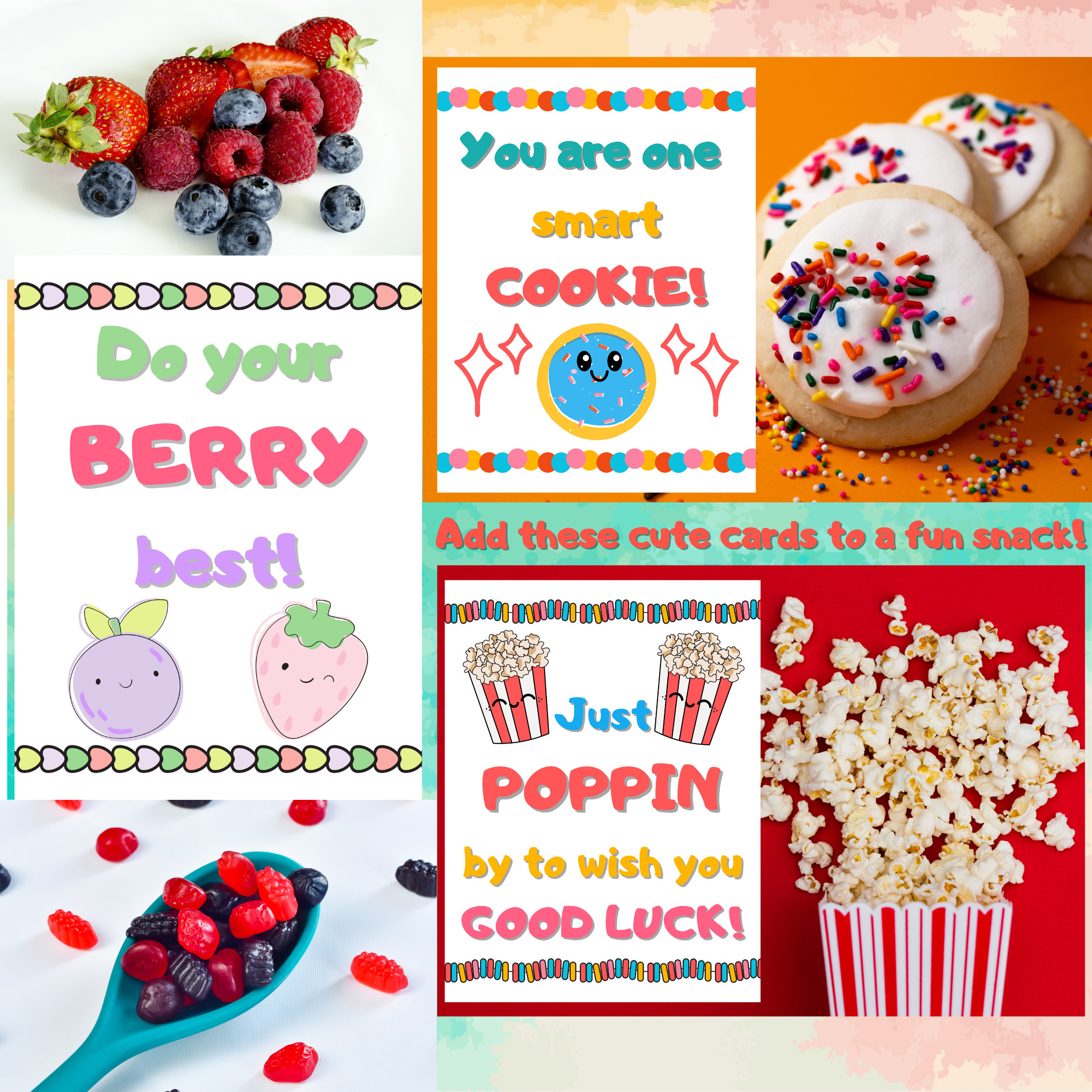 Motivational Quotes for Test Day, Encouragement Cards, Funny Gifts for ...