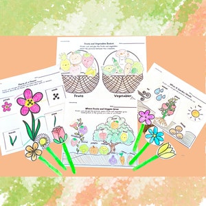 Garden Decor Crafts for Kids, Preschool Printables, Kindergarten ...