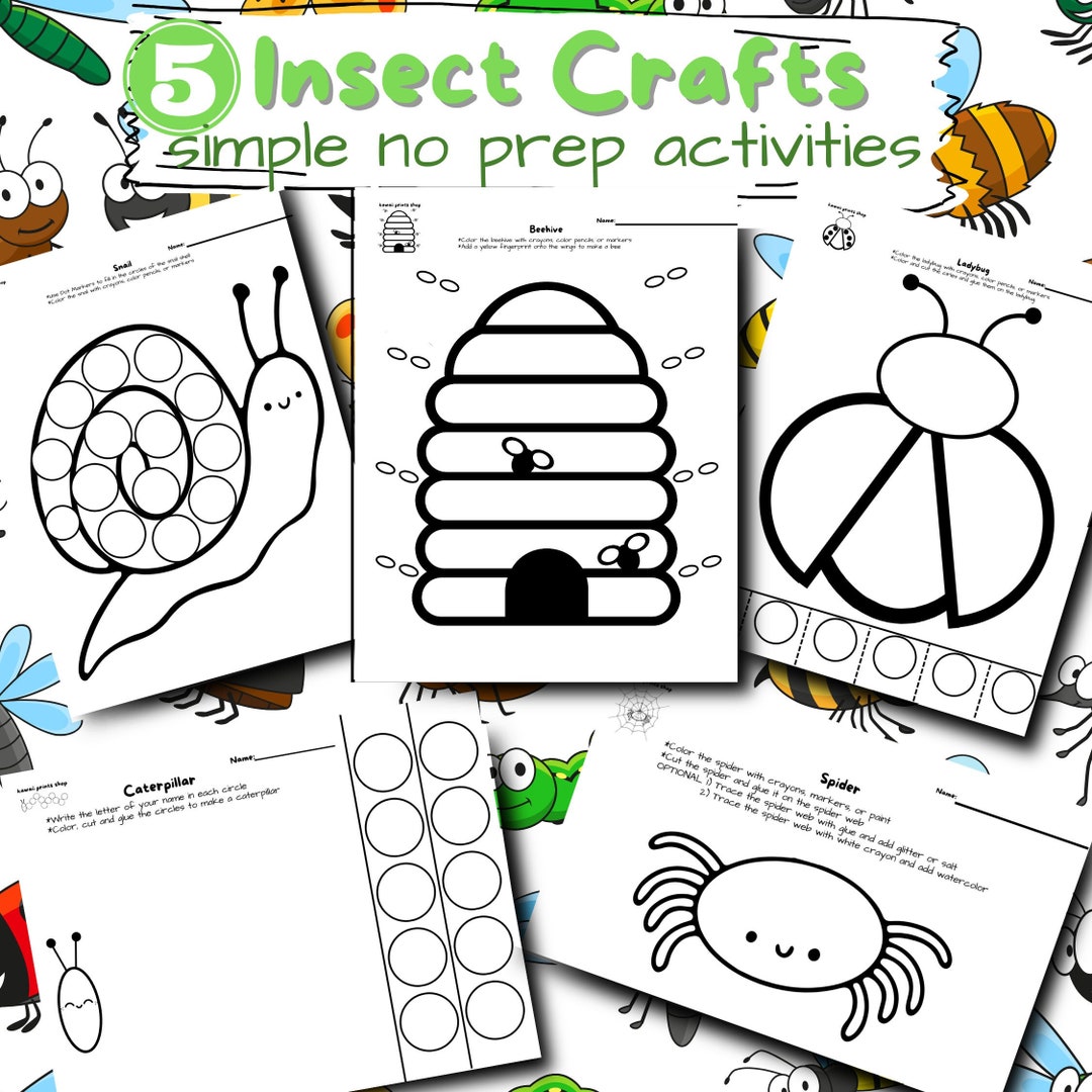 Insect Preschool Printables, Bug Crafts, Toddler Activities ...