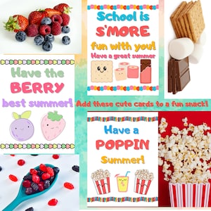 End of the School Year Treat Tag,have a Great Summer Card, Funny Gift ...