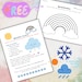 Preschool Printables for Weather, Crafts Kit, Toddler Activities ...