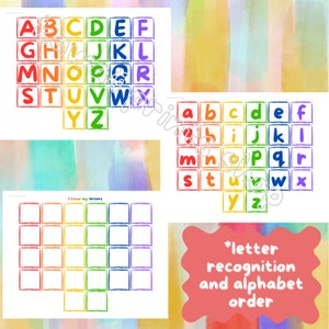 Alphabet Learning, Upper Lower Case Letter Tracing, Handwriting ...