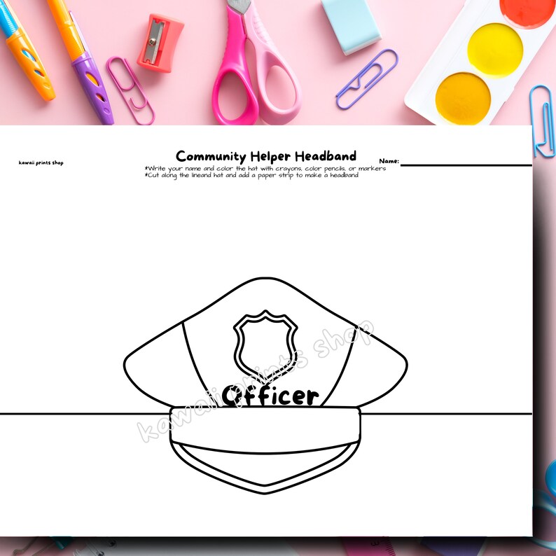 Community Helpers Crafts, Career Day Preschool Printables, Kindergarten ...