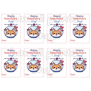 Valentine's Day Cards for Kids Class Party Favor, Printable Cards for ...