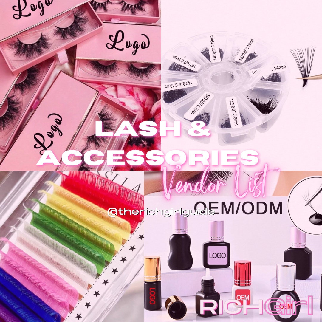 Lash Vendor List Strip Lash Vendors List Lash Extension Vendors List Lash Glue Lash Accessories ...