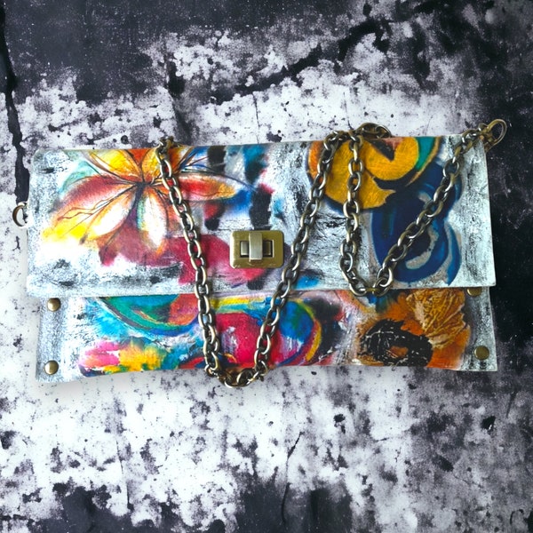 Clutch Hand Painted - Etsy