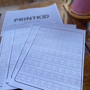 Printable Alphabet Letters Tracing Uppercase and Lowercase Worksheet ...