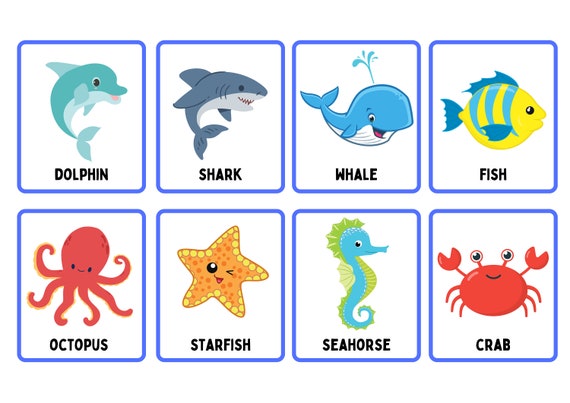 Printable Ocean Animals For Kids
