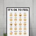Printable Classroom Decor, Feelings Chart Poster, Wall Art Emotions ...