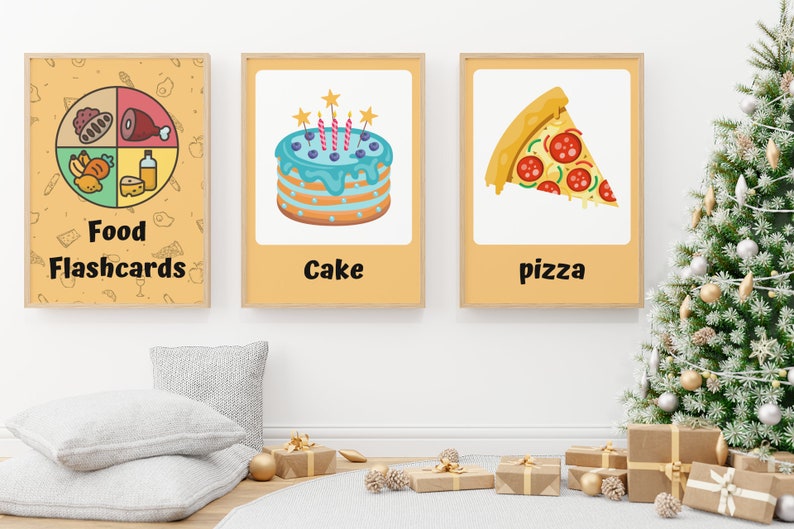 Printable Food Classroom Poster 15 Cards for Kids Montessori Material ...