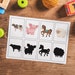 Montessori Farm Animals Shadow Matching Cards Printables Flashcards for ...