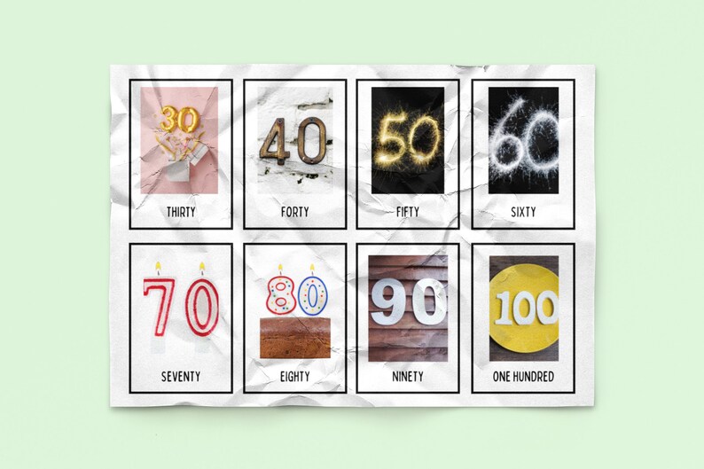 Printable Number Flashcards Real Photo Kids Counting Numbers Math Flash ...