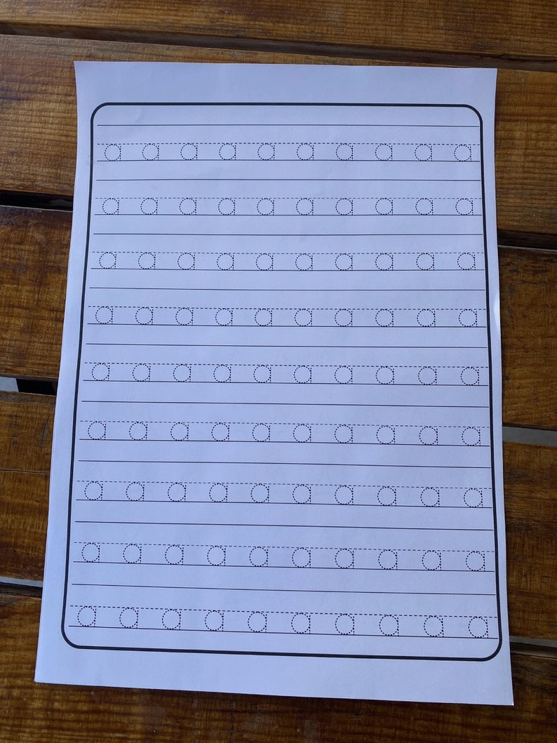 Printable Alphabet Letters Tracing Uppercase and Lowercase Worksheet ...