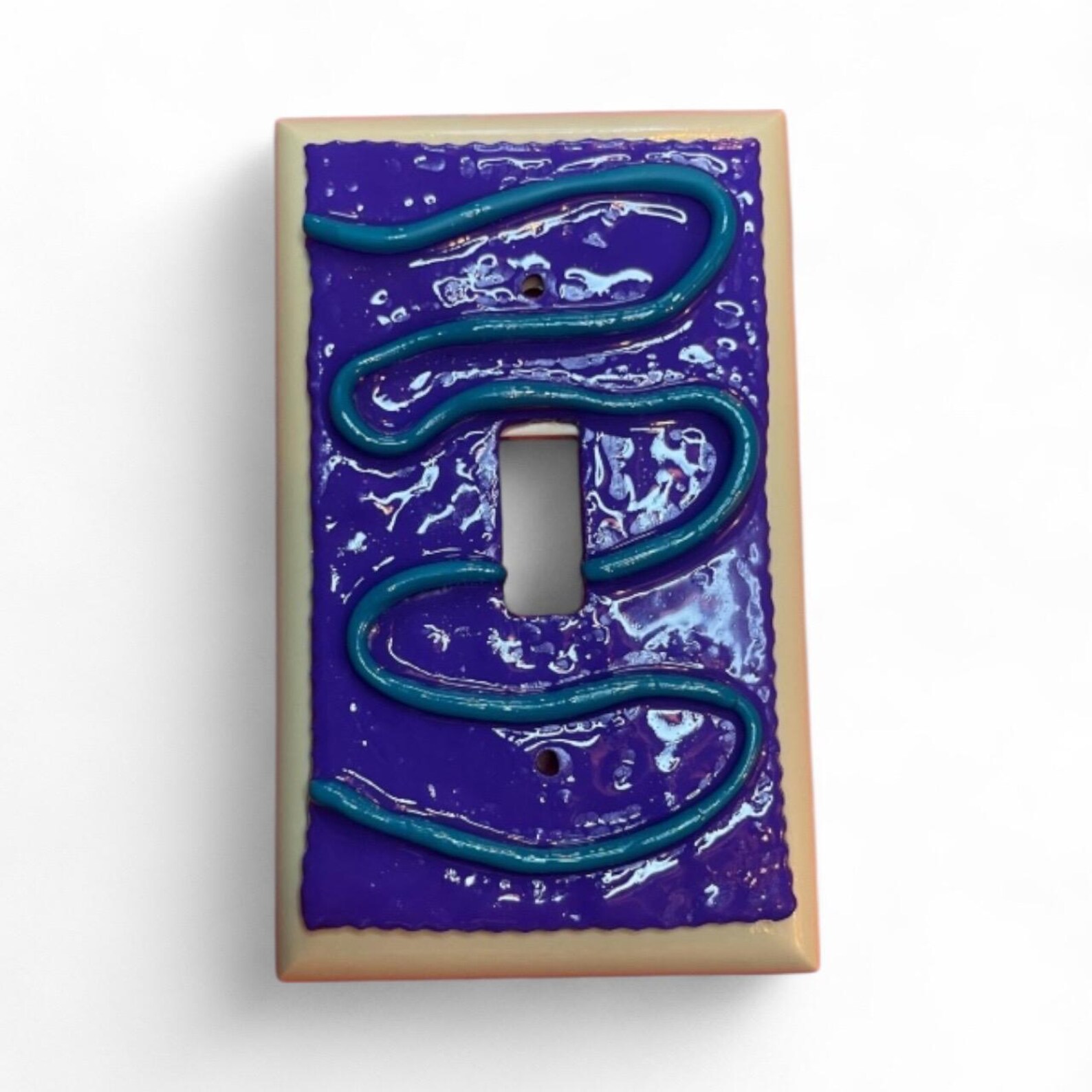 Handmade Toaster Pastry Light Switch Cover: Polymer Clay & Resin - Etsy