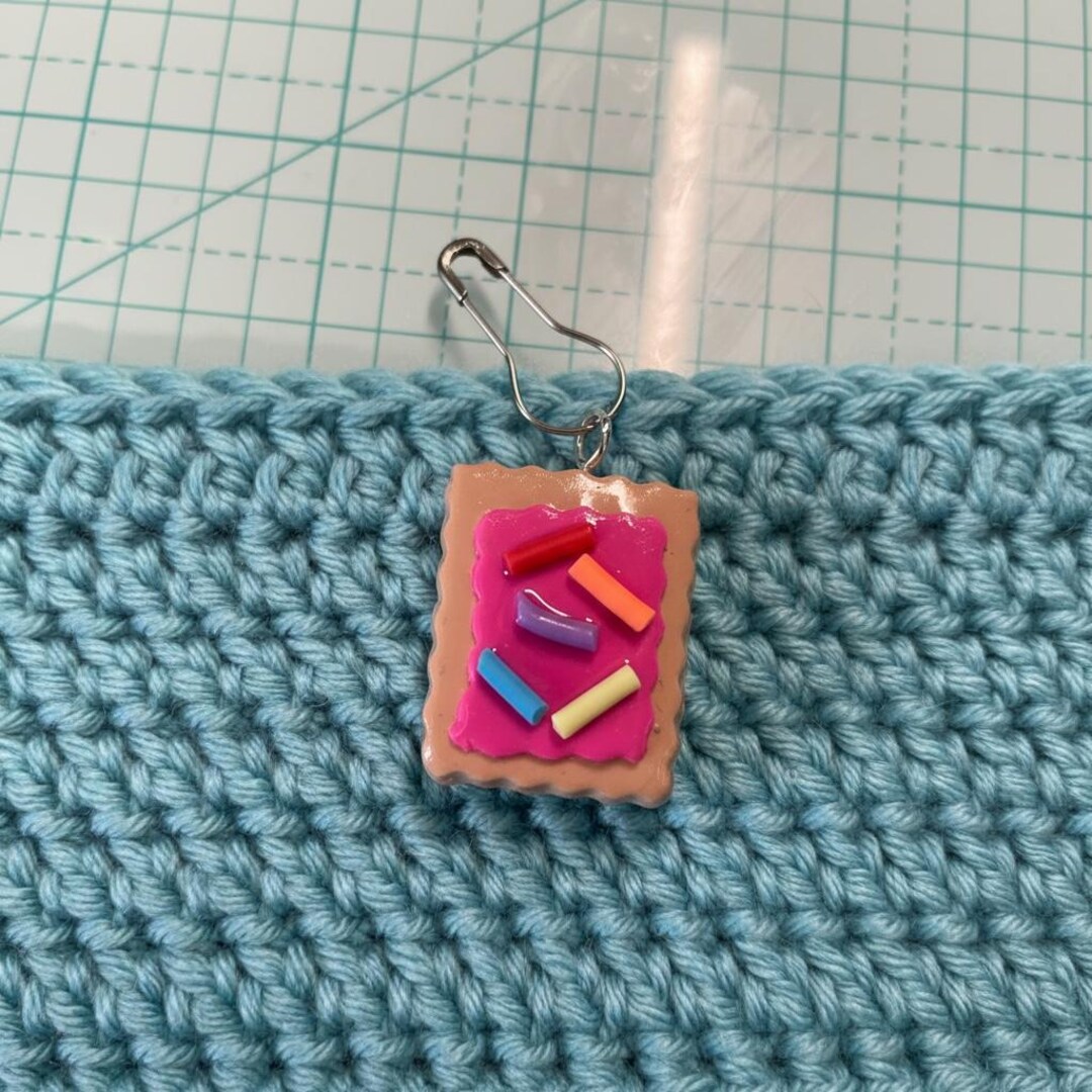 Polymer Clay Toaster Pastry Stitch Marker | Crochet Knitting Progress ...
