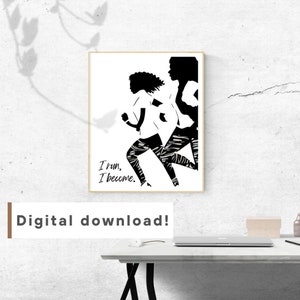 Running Art Digital Download | Gift for Runners - Etsy