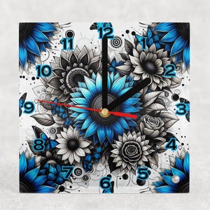 150+ Digital Clock PNG, Sublimation Design, Printable Wall Clock ...