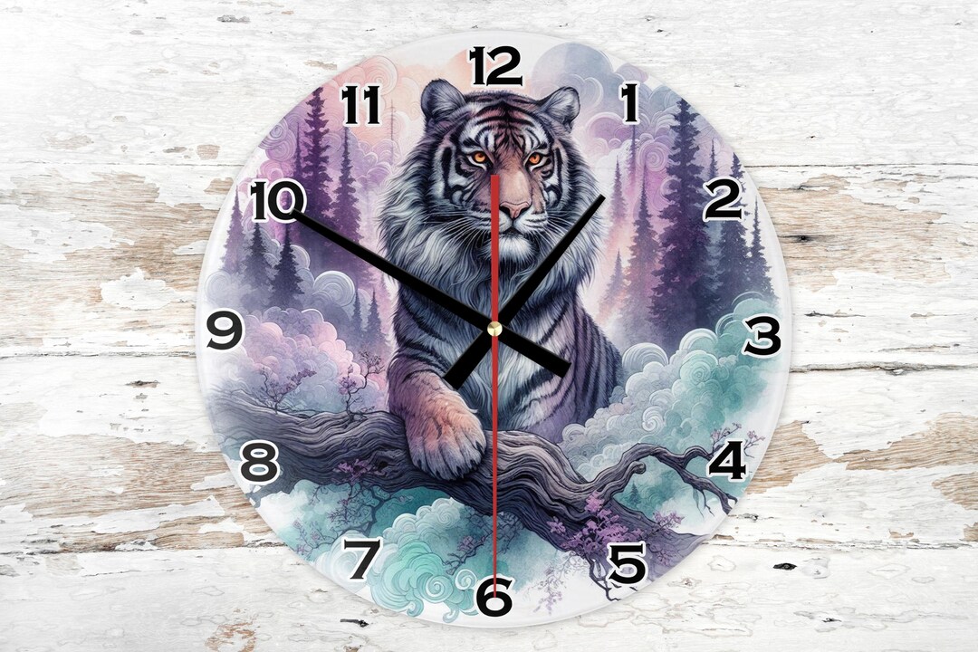Digital Clock PNG, Sublimation Design, Printable Wall Clock ...