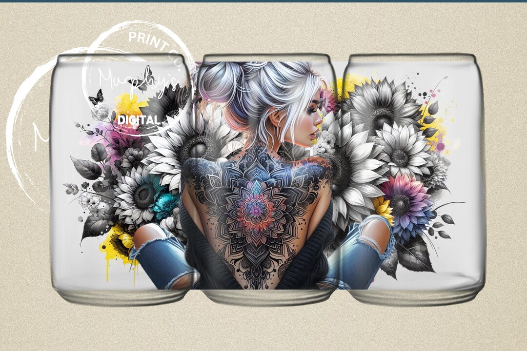 16oz Beer Can Wrap, Sublimation Design Templates, 16oz Png, Digital ...