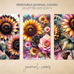 Journal Cover Template, 150+, Printable PNG Bundle, Book Cover Png, KDP ...