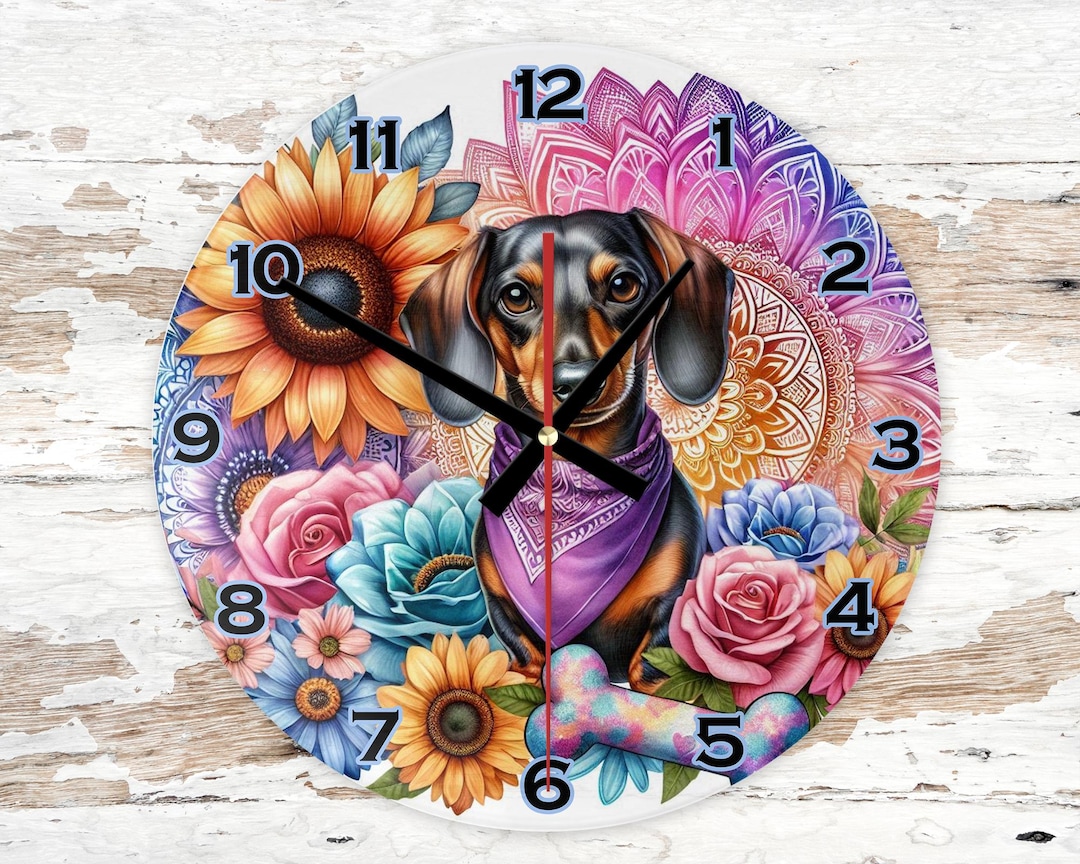 Digital Clock PNG, Sublimation Design, Printable Wall Clock ...