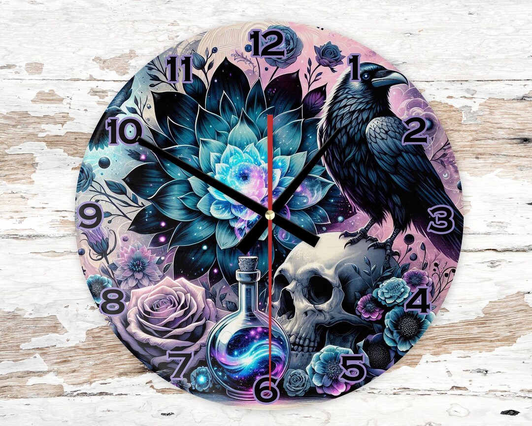 Digital Clock PNG, Sublimation Design, Printable Wall Clock ...
