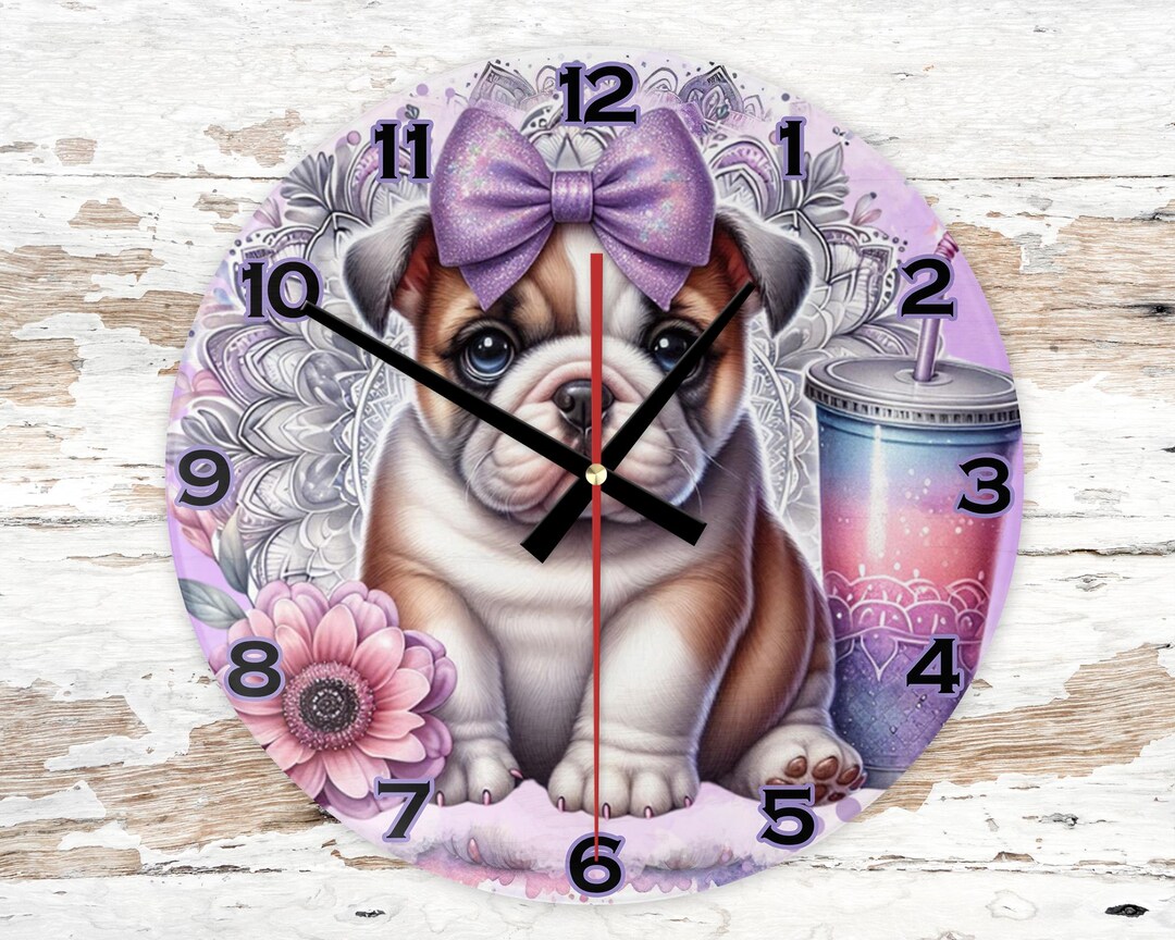 Digital Clock PNG, Sublimation Design, Printable Wall Clock ...