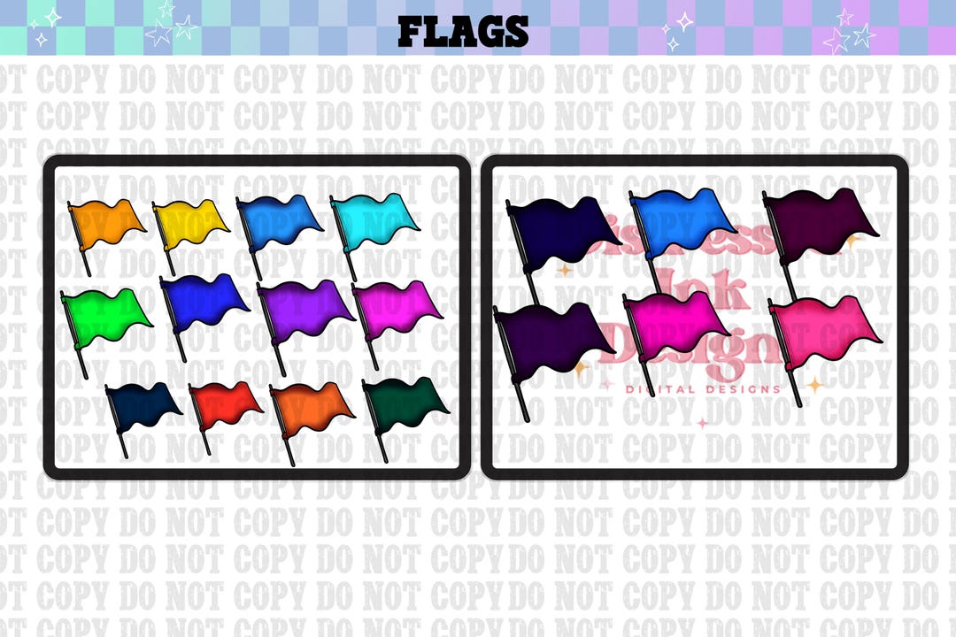 Flag Clip Art Bundle | Patriotic Digital Flags PNG | USA, State, World ...