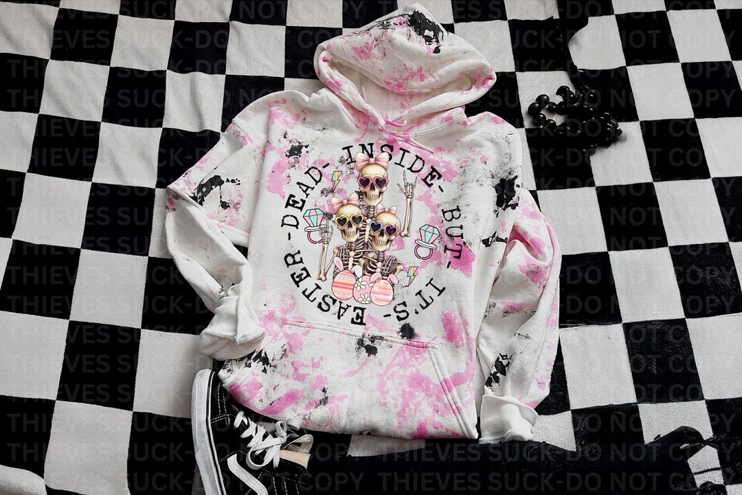 Dead Inside but It's Easter Png, Easter Skeleton Png, Valentine ...