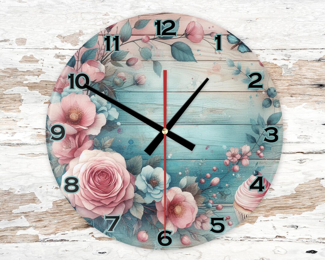Digital Clock PNG, Sublimation Design, Printable Wall Clock ...