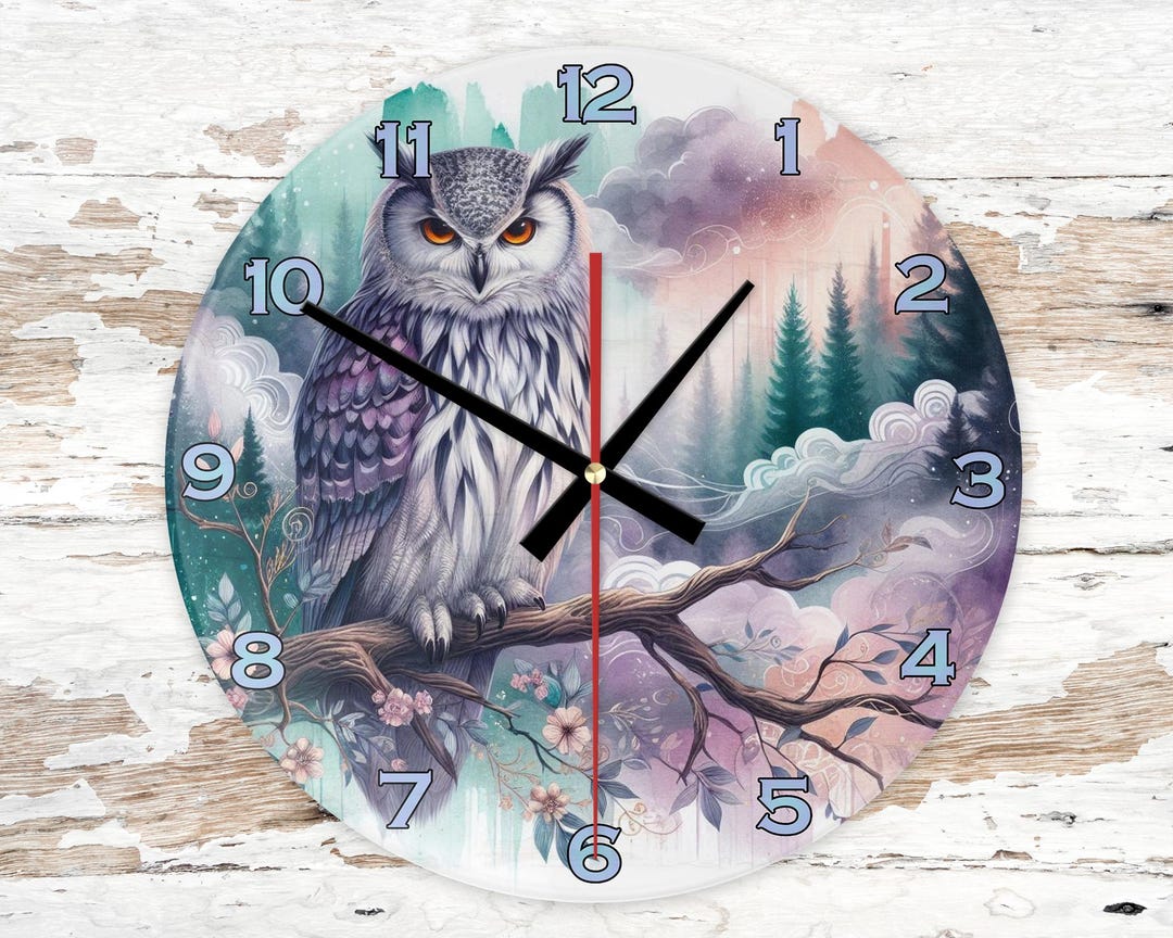 Digital Clock PNG, Sublimation Design, Printable Wall Clock ...
