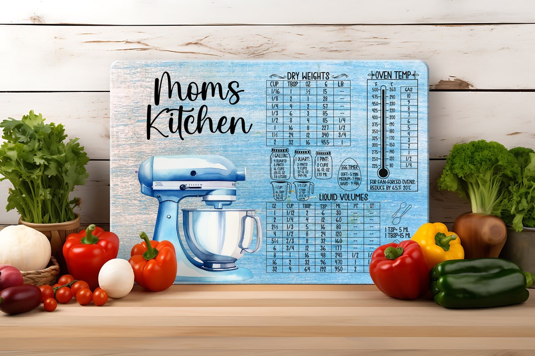 Mom's Kitchen Cutting Board Design Download, Watercolour Mixer Glass ...
