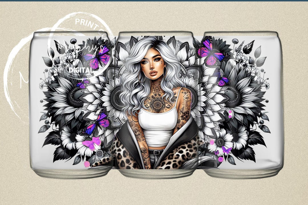 16oz Beer Can Wrap, Sublimation Design Templates, 16oz Png, Digital ...