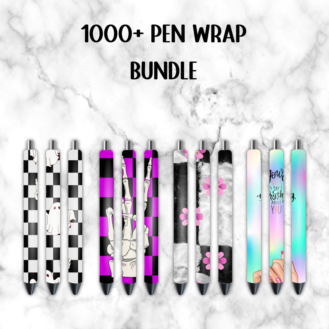 1000+ PNG Pen Wrap Bundle, Pen Wrap Sublimation Designs, Pencil ...