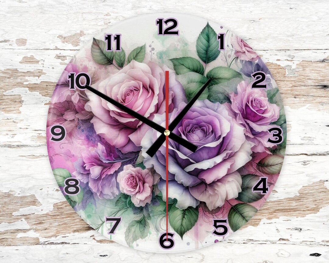 Digital Clock PNG, Sublimation Design, Printable Wall Clock ...