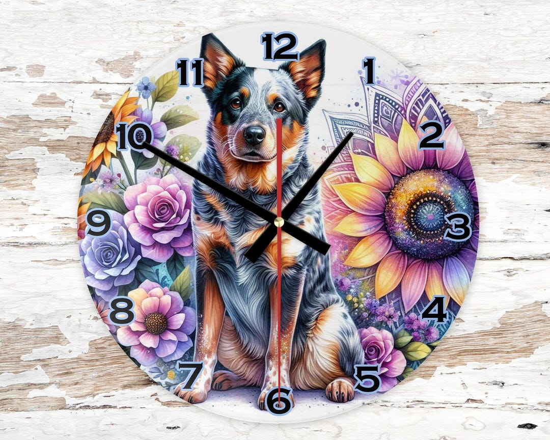 Digital Clock PNG, Sublimation Design, Printable Wall Clock ...