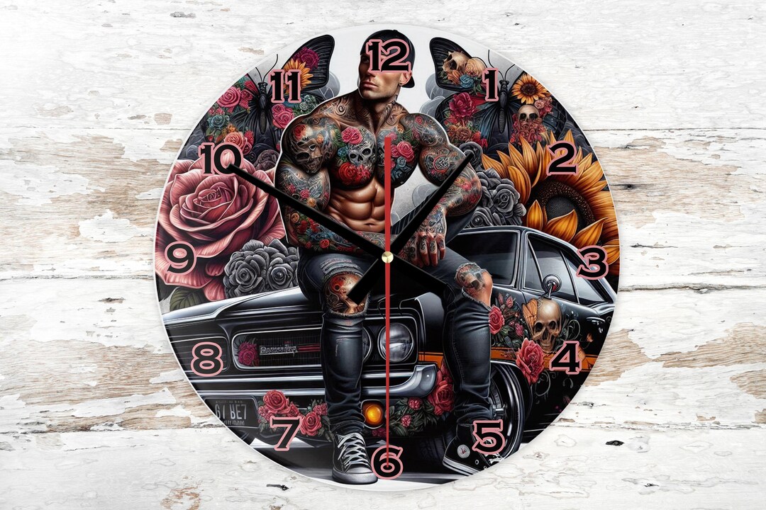 Digital Clock PNG, Sublimation Design, Printable Wall Clock ...