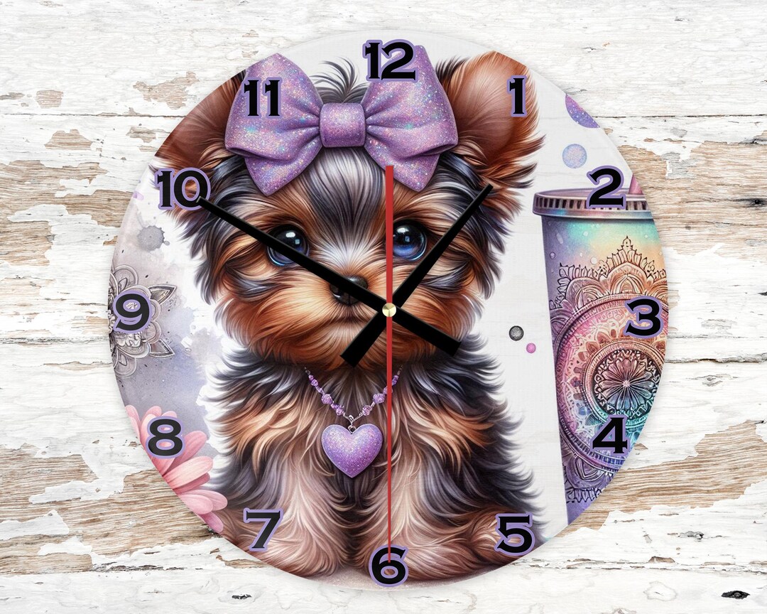 Digital Clock PNG, Sublimation Design, Printable Wall Clock ...