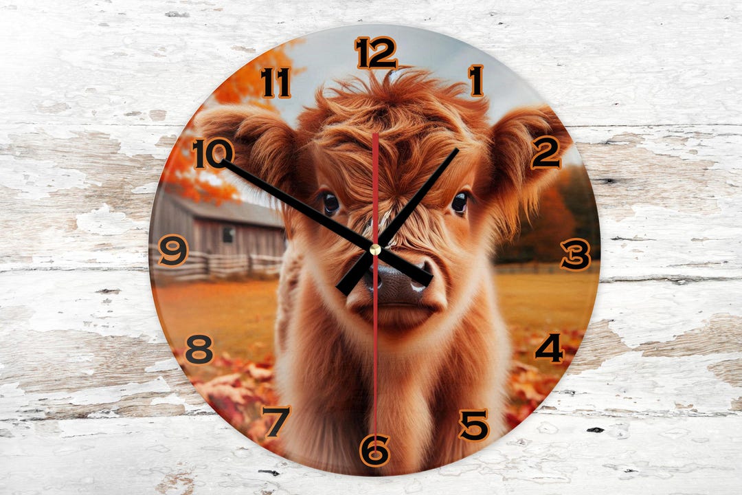 Digital Clock PNG, Sublimation Design, Printable Wall Clock ...
