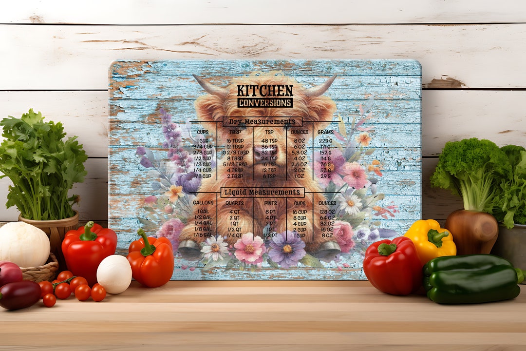 Highland Cow Cutting Board Design Download, Highland Cow Glass Cutting ...