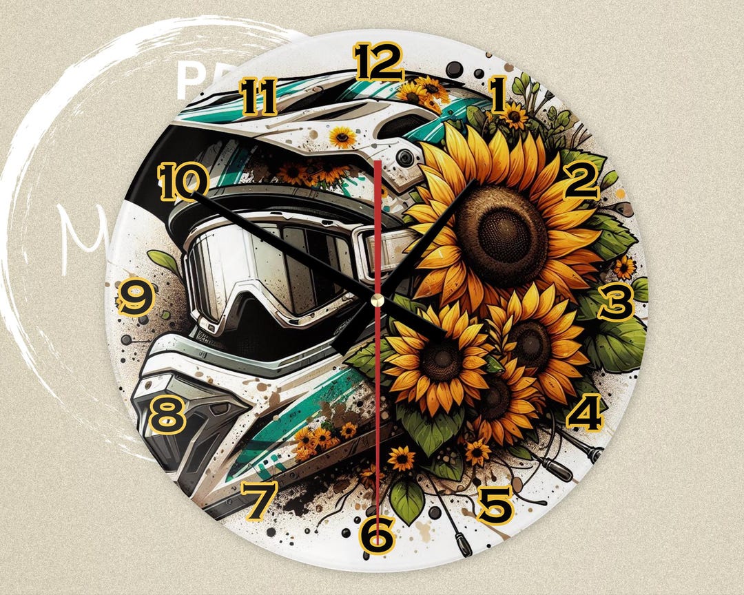 Digital Clock PNG, Sublimation Design, Printable Wall Clock ...