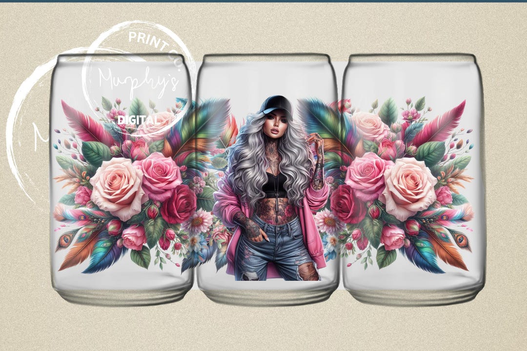 16oz Beer Can Wrap, Sublimation Design Templates, 16oz Png, Digital ...
