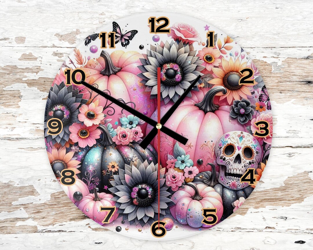 Digital Clock PNG, Sublimation Design, Printable Wall Clock ...