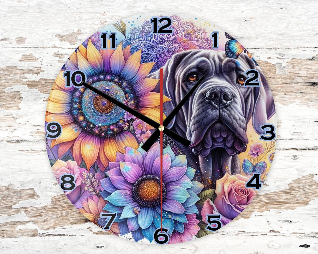 Digital Clock PNG, Sublimation Design, Printable Wall Clock ...