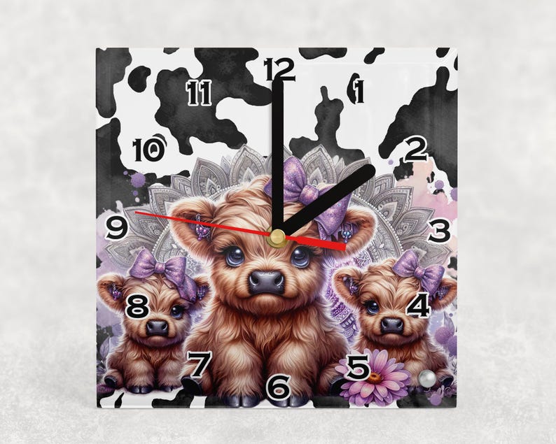 150+ Digital Clock PNG, Sublimation Design, Printable Wall Clock ...