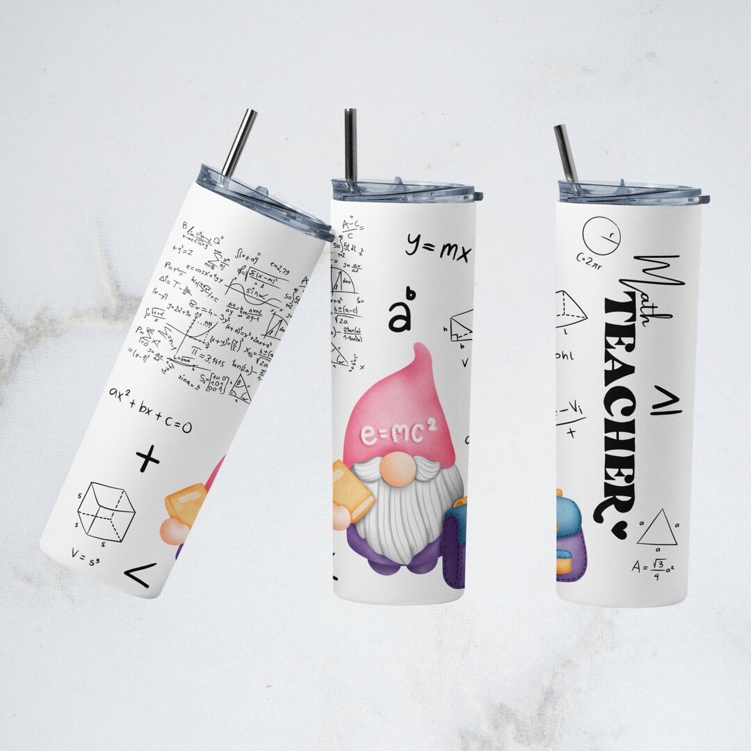 Teacher 20 Oz Skinny Tumbler, Teacher Tumbler Sublimation Design ...